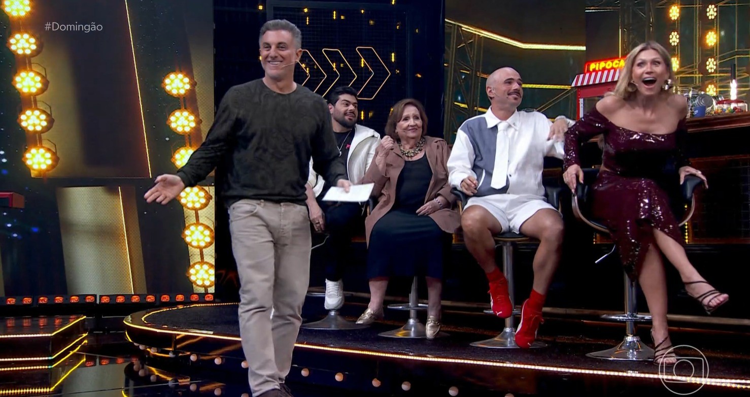 Prestes a completar 96 anos, Tony Tornado surpreende Luciano Huck ao ...