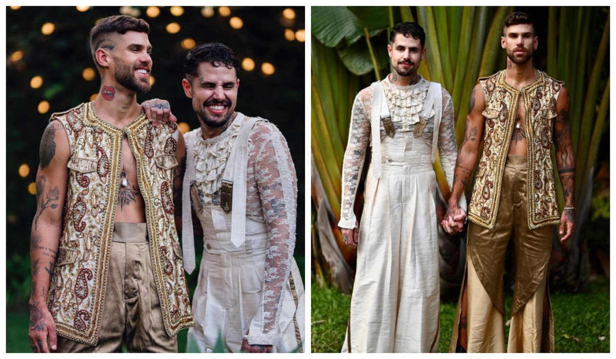 Rodrigo Malafaia e Leandro Bueno se casam em Mairiporã | Famosos | gshow