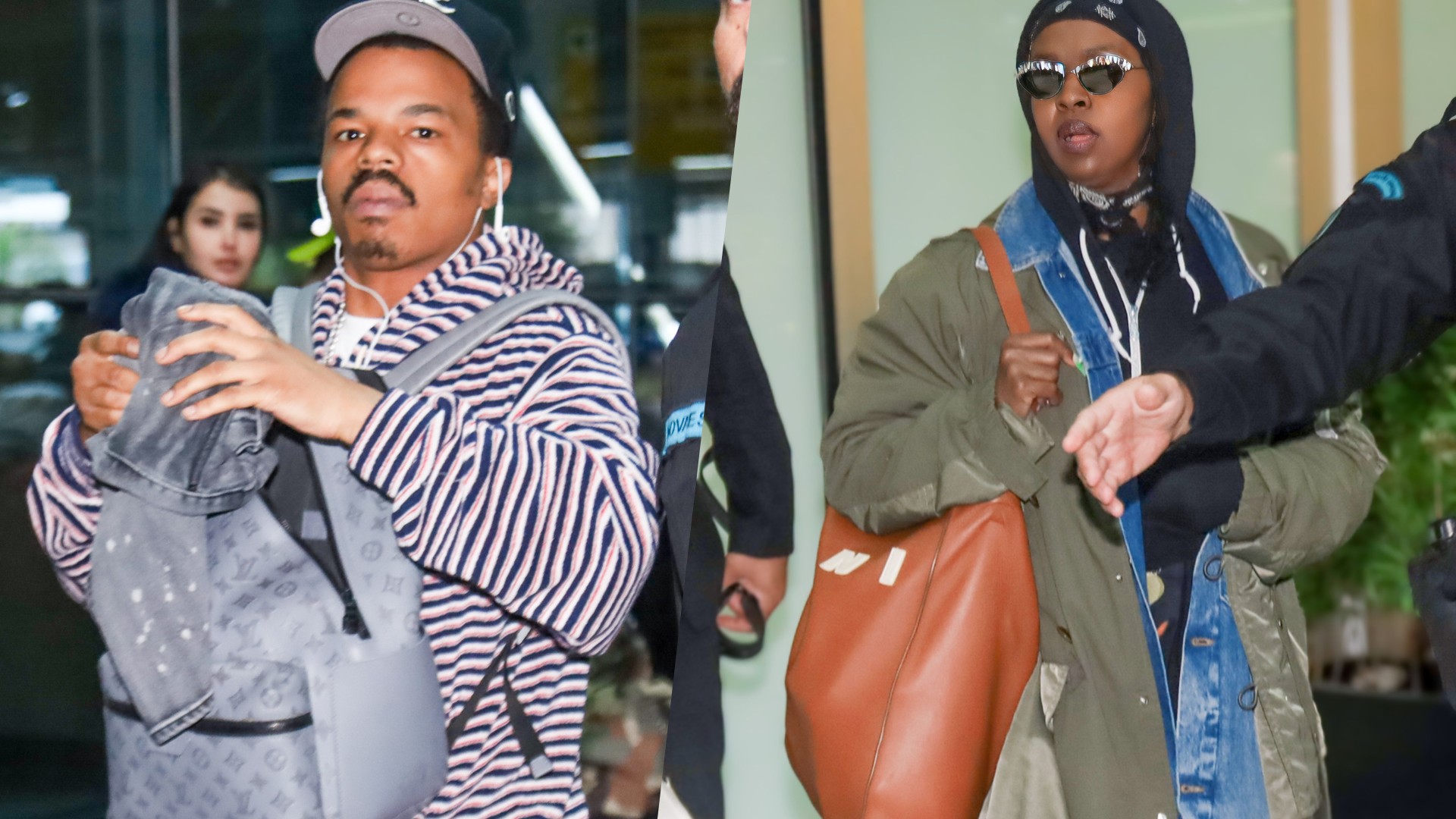 Lauryn Hill e o filho YG Marley, neto de Bob Marley, desembarcam em São ...