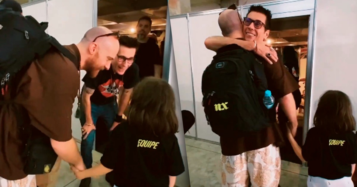 MITA 2023: Filha de Pitty e Daniel Weksler, do NX Zero, conhece Dinho Ouro Preto