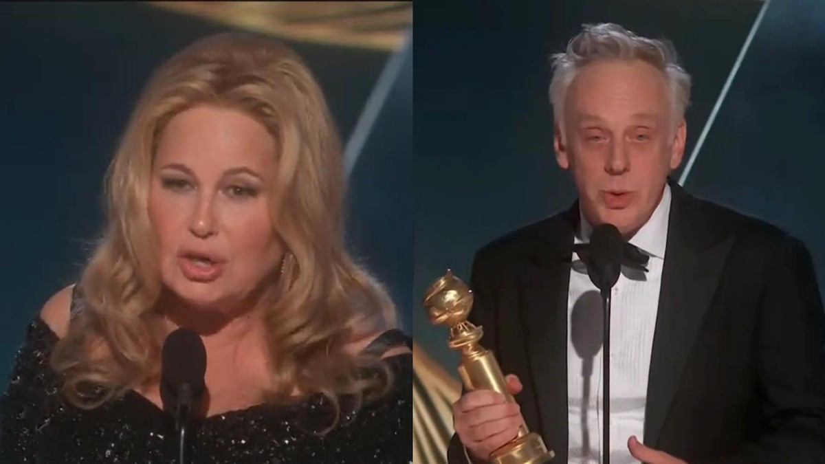 Jennifer Coolidge e Mike White roubam a cena no Globo de Ouro ...