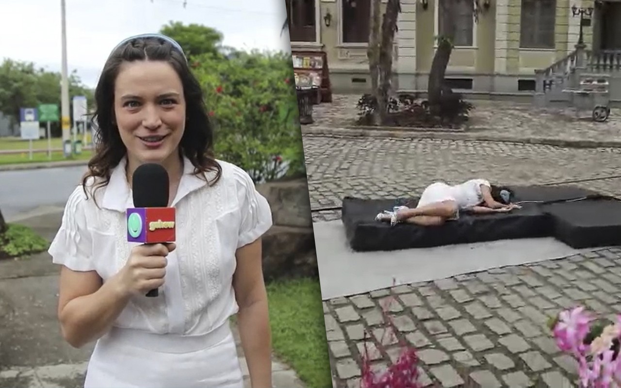 Bianca Bin mostra bastidores exclusivos da morte de Maria em Êta Mundo ...