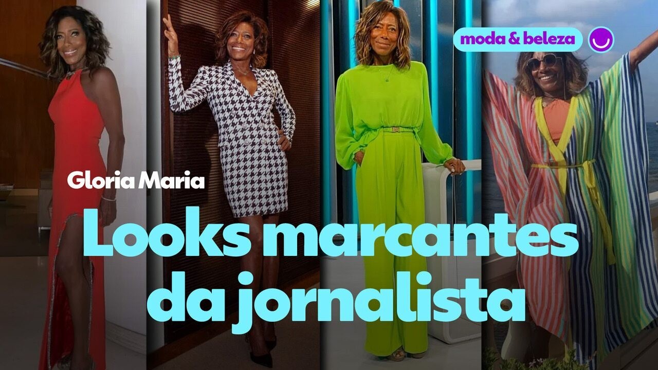 Gloria Maria: relembre looks marcantes da jornalista | Gshow