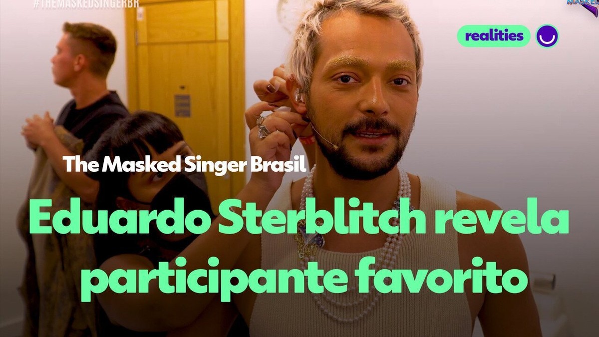 Eduardo Sterblitch revela favorito para vencer Masked Singer e elogia ...