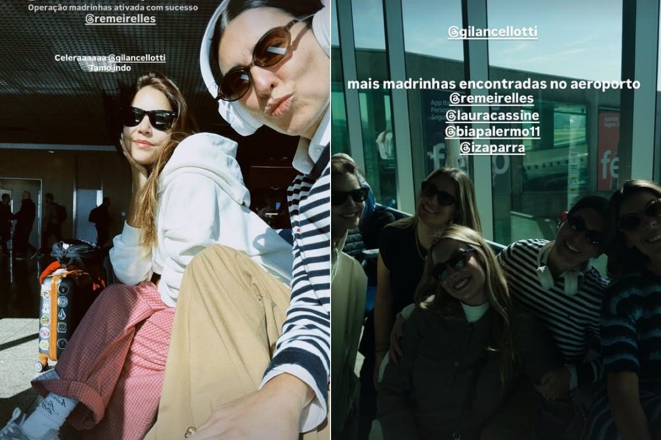 Fê Paes Leme mostra madrinhas reunidas a caminho da 1ª cerimônia de ...