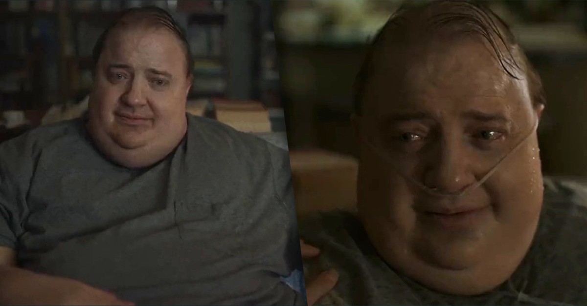 'A Baleia': Brendan Fraser usou próteses de mais de 100 kg em filme ...