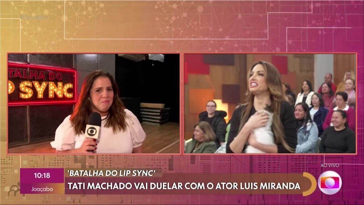 Tati Machado confirma presença na batalha do Lip Sync e mostra detalhe ...