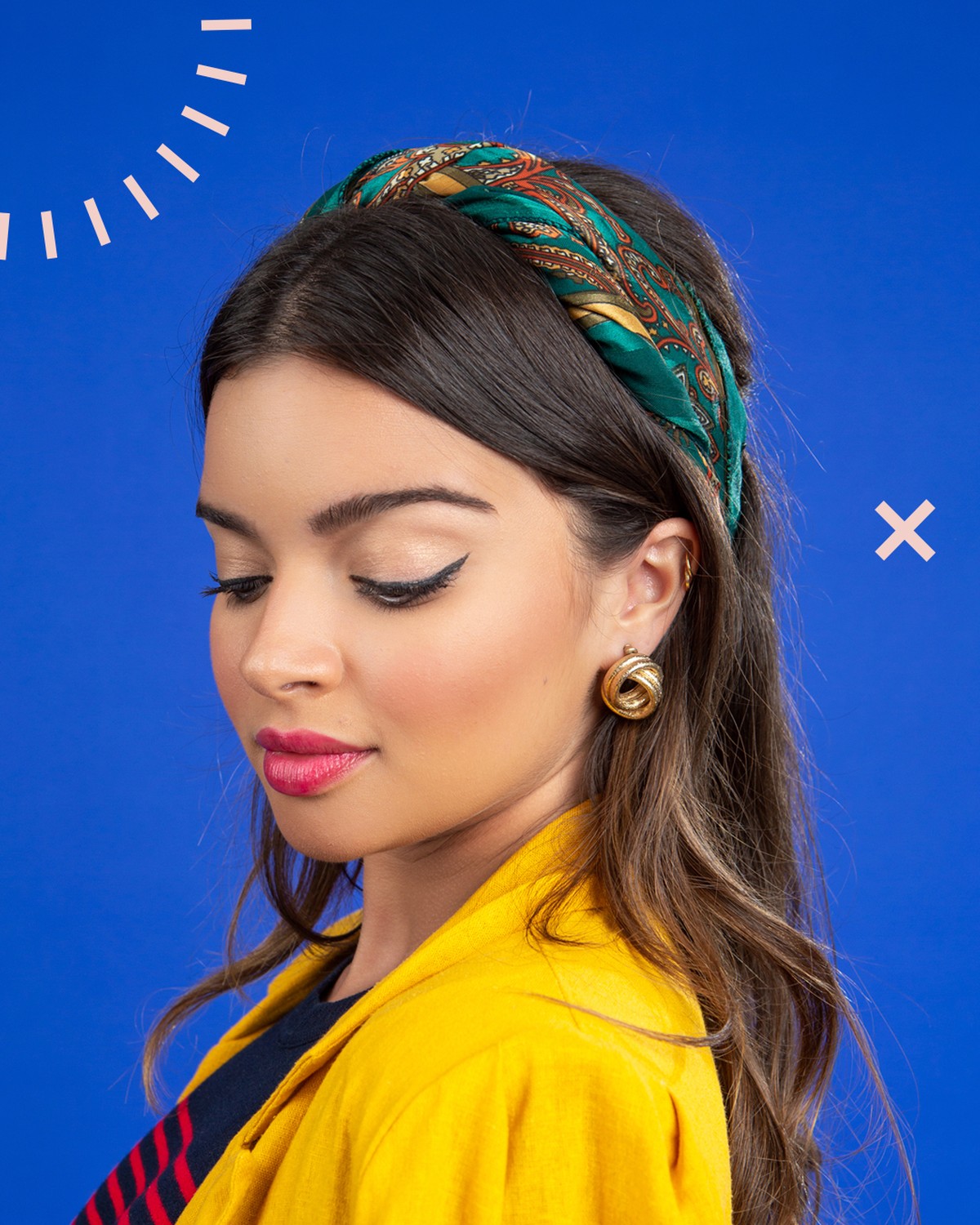 Gabriella Mustafá mostra como usar lenço no cabelo: 'Dá para ...