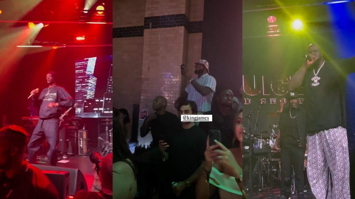 LeBron James e Anthony Davis curtem evento com astros do rap em Londres a uma semana das ...