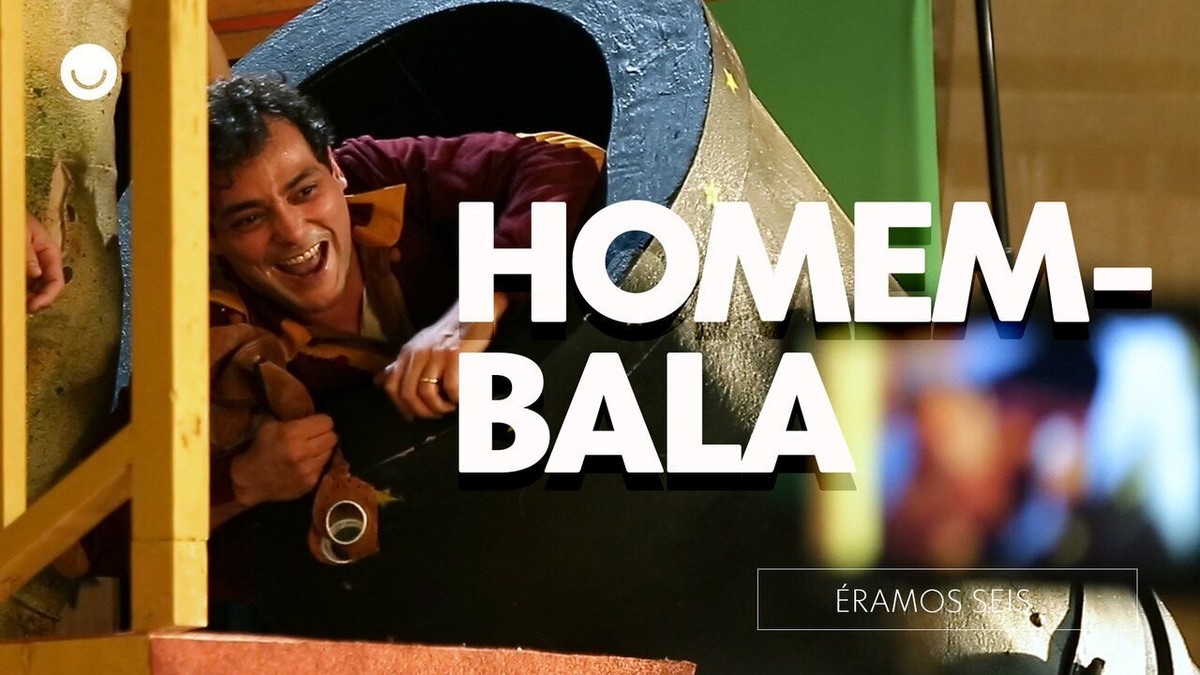 Eduardo Sterblitch comemora cena como homem-bala: 'O circo é a coisa ...