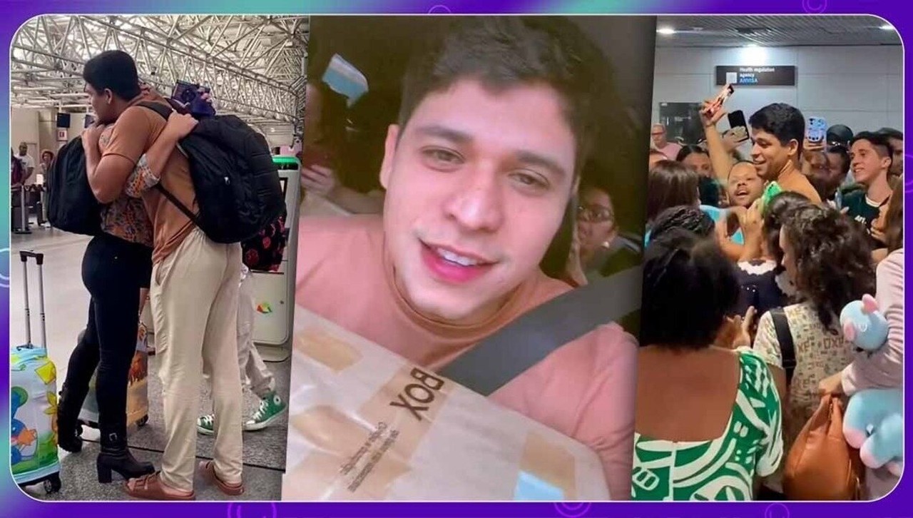 Guilherme, do BBB 25, é aclamado por fãs em aeroporto ao retornar para ...