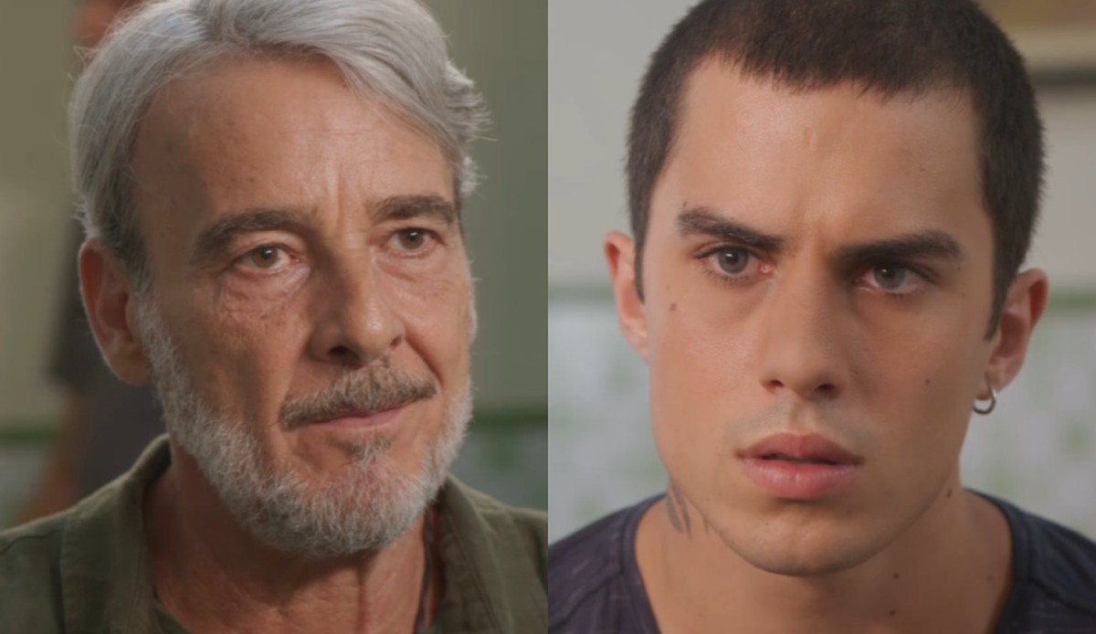 Natália e Marcos conversam sobre possibilidade de Pedro ser o assassino ...