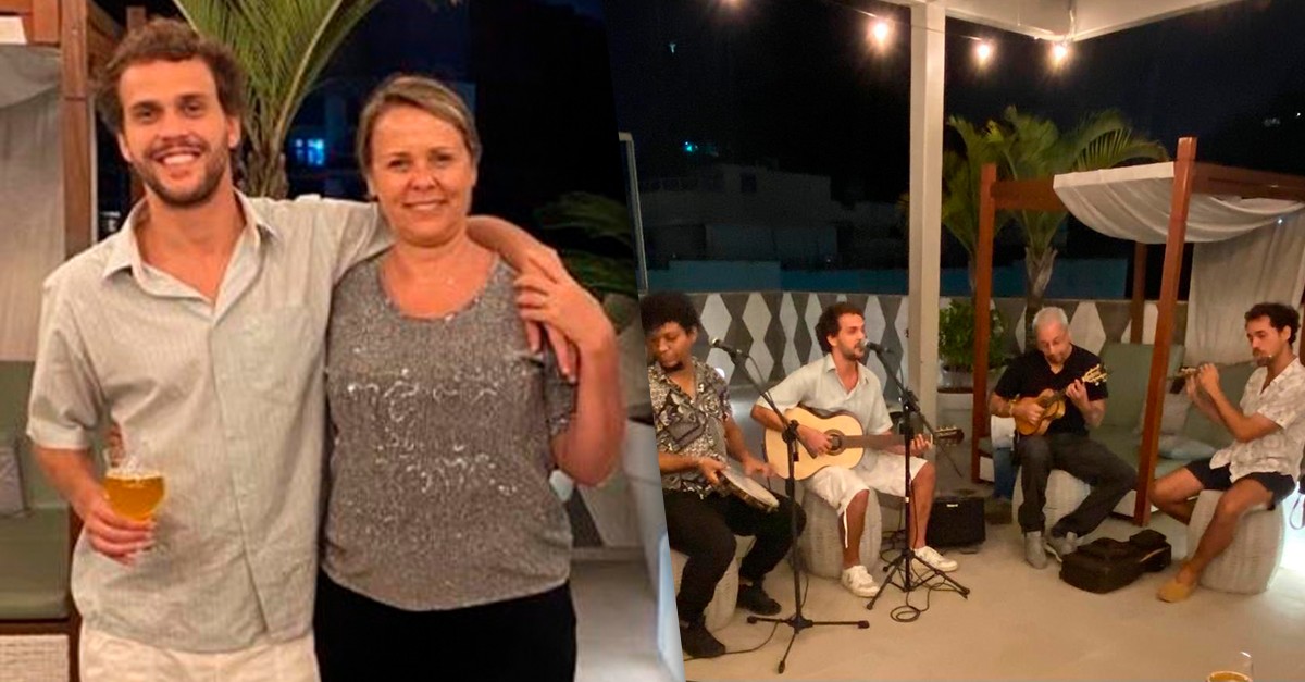 Giulia Gam celebra aniversário de 57 anos e ganha show particular de ...