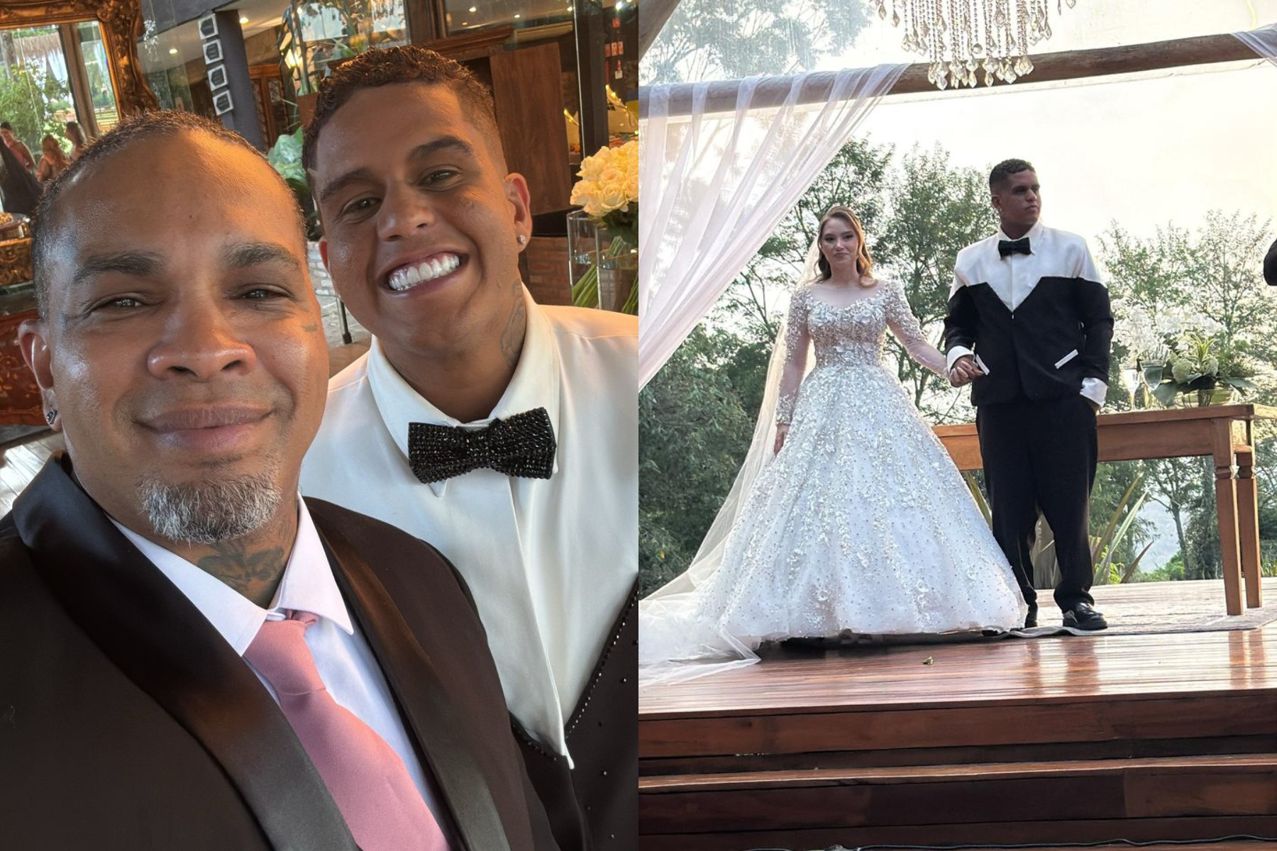 Rodriguinho se emociona no casamento do filho, Gaab: 'Só sei sentir ...
