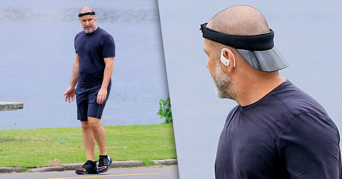 Murilo Benício surge careca em caminhada na Lagoa Rodrigo de Freitas ...