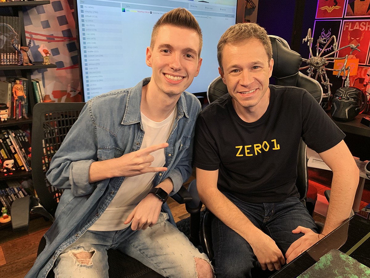 Tiago Leifert recebe Lipãogamer no 'Zero1' para jogar GTA da vida real | TV | gshow