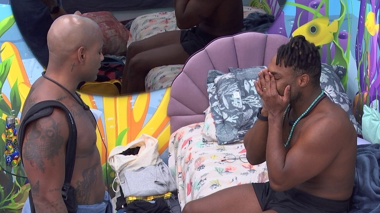 Chorando, Fred Nicácio fala de Bruno, que deixou o BBB 23 ao apertar o ...