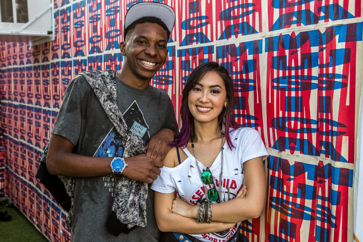 Ana Hikari e Lucas Koka encaram calor no Rock in Rio: '40 graus na ...