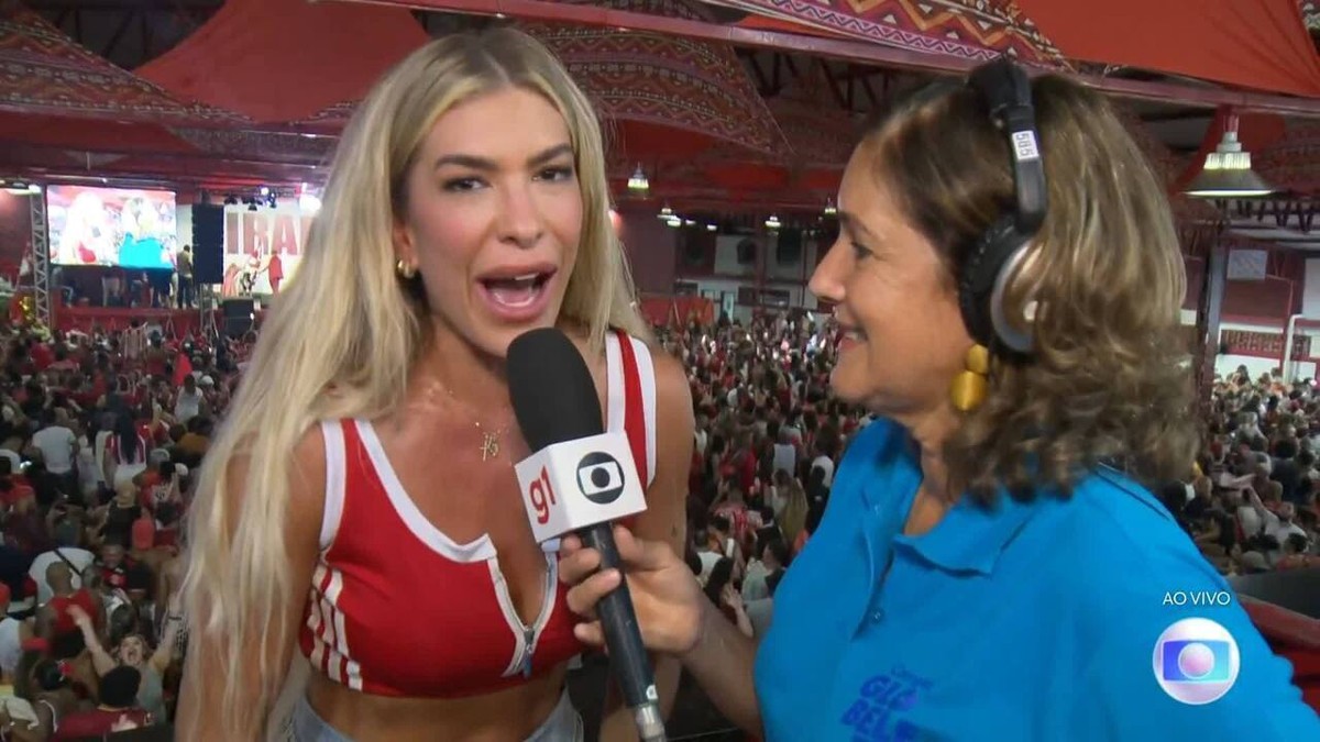 Lore Improta, musa da Viradouro, comemora título: 'Já chorei tanto ...