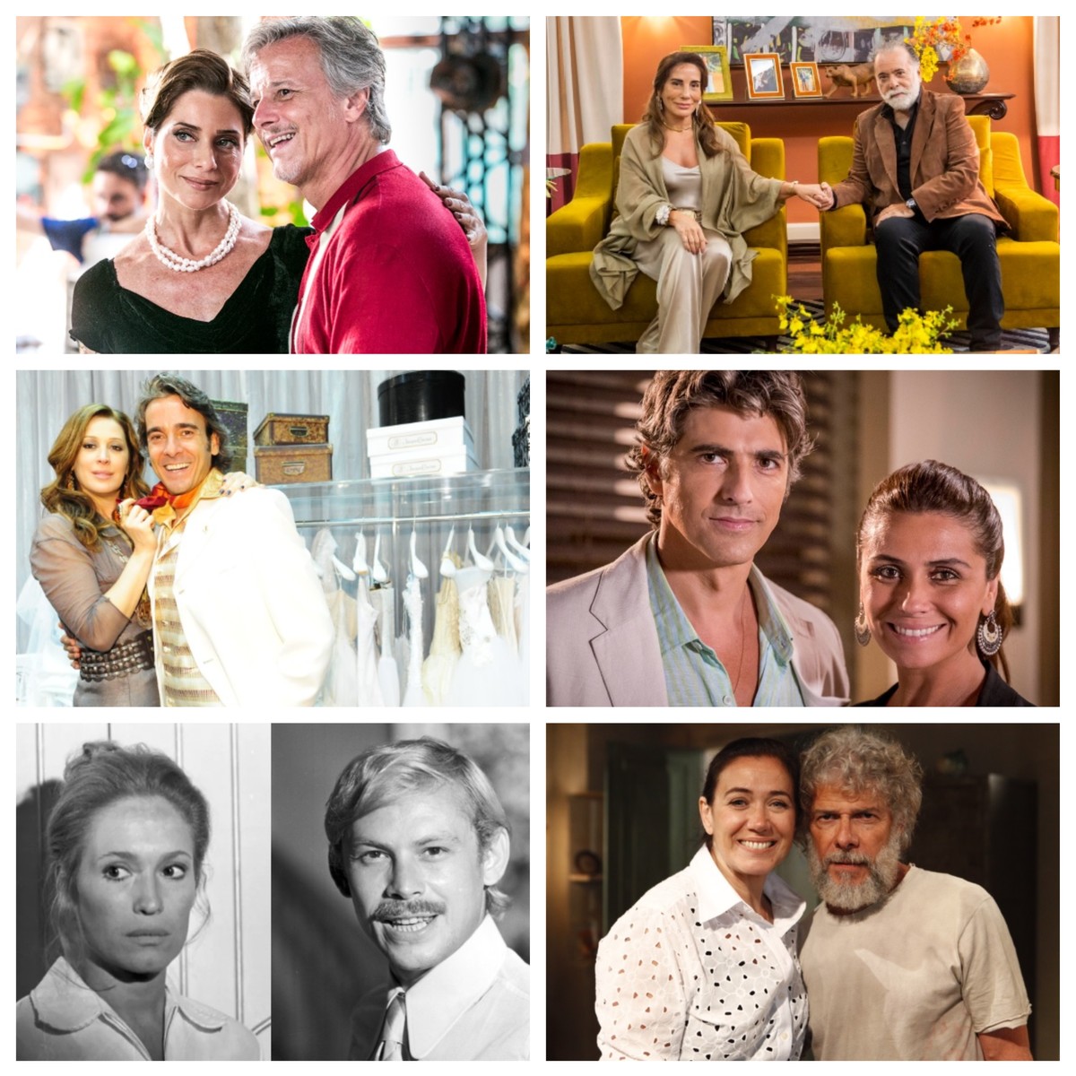 Confira o ranking das duplas de atores que mais fizeram par romântico ...