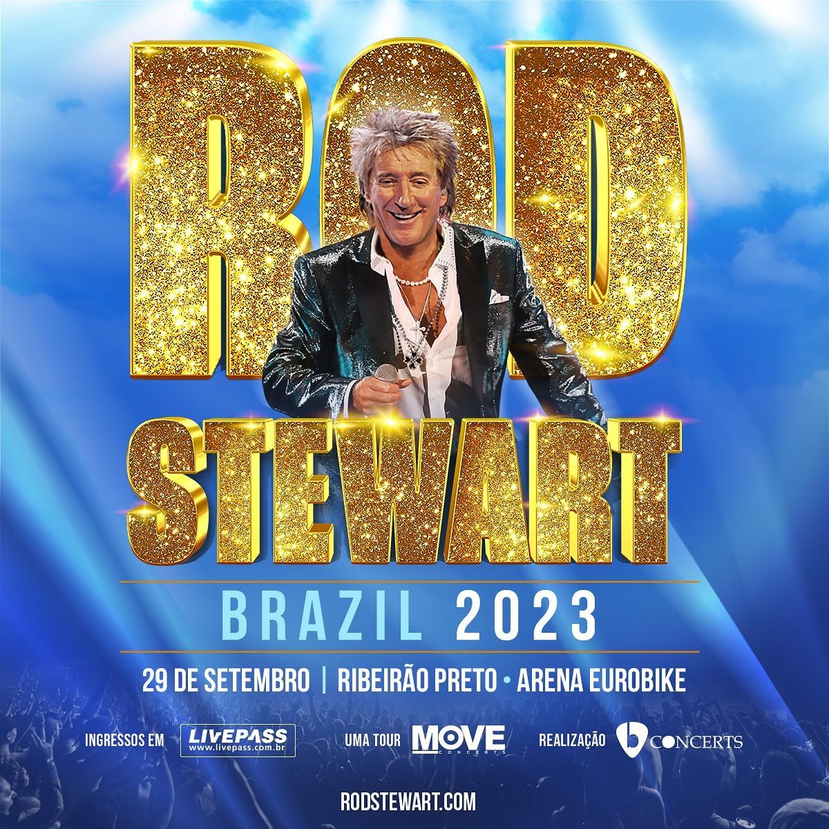 Ivete Sangalo confirma show com Rod Stewart em setembro: 'Vai ser lindo'
