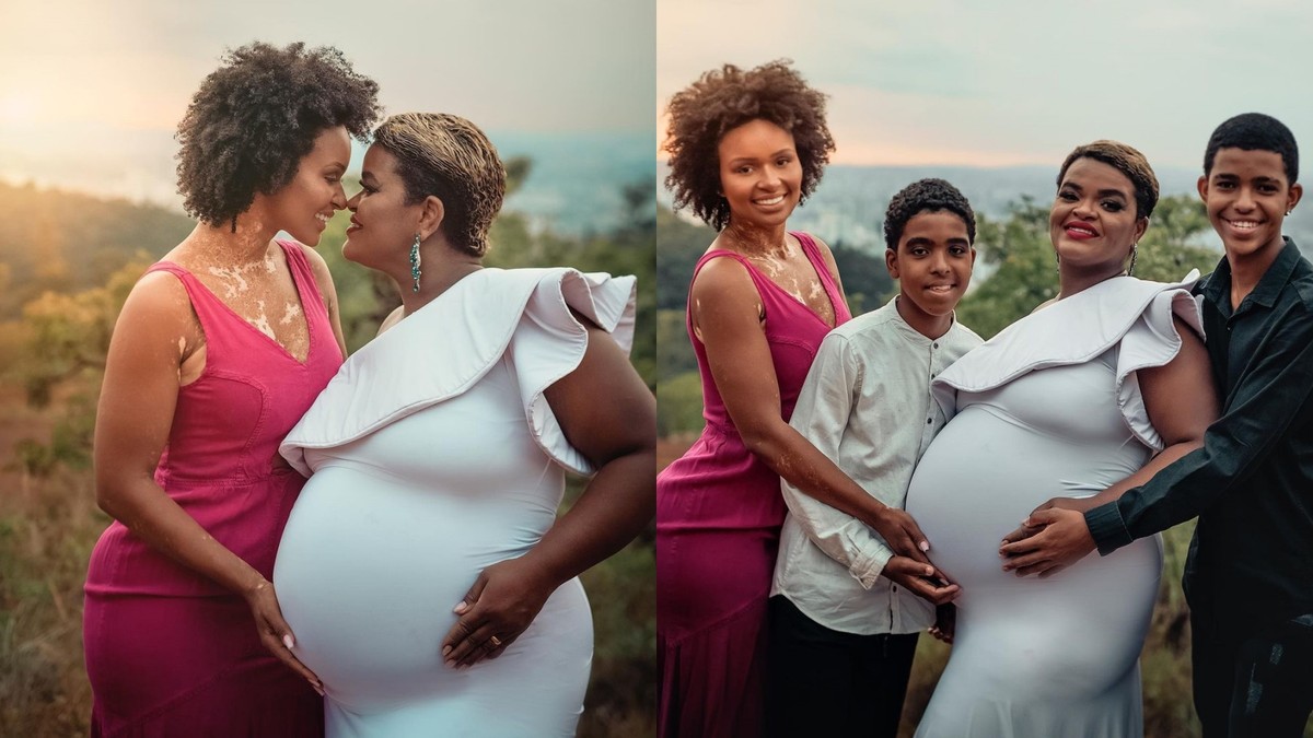 Natália Deodato publica foto com a mãe, grávida de nove meses: 'Irmã ...