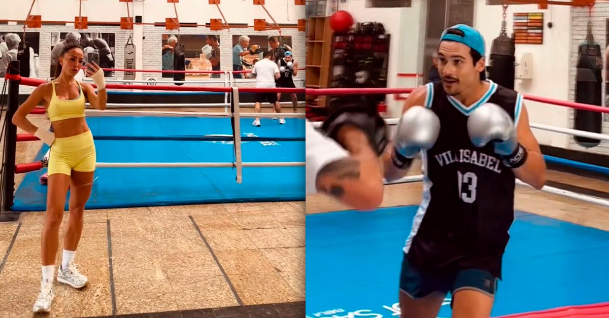 Sabrina Sato mostra treino de boxe acompanhada de Nicolas Prattes | Gshow