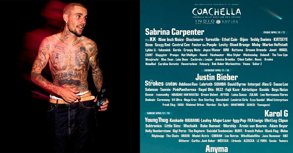 Após 3 anos longe dos palcos, Bieber é confirmado no Coachella 26 | Gshow
