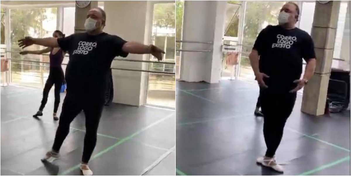 Leo Jaime mostra sua aula de balé e incentiva: 'Nunca é tarde para ...