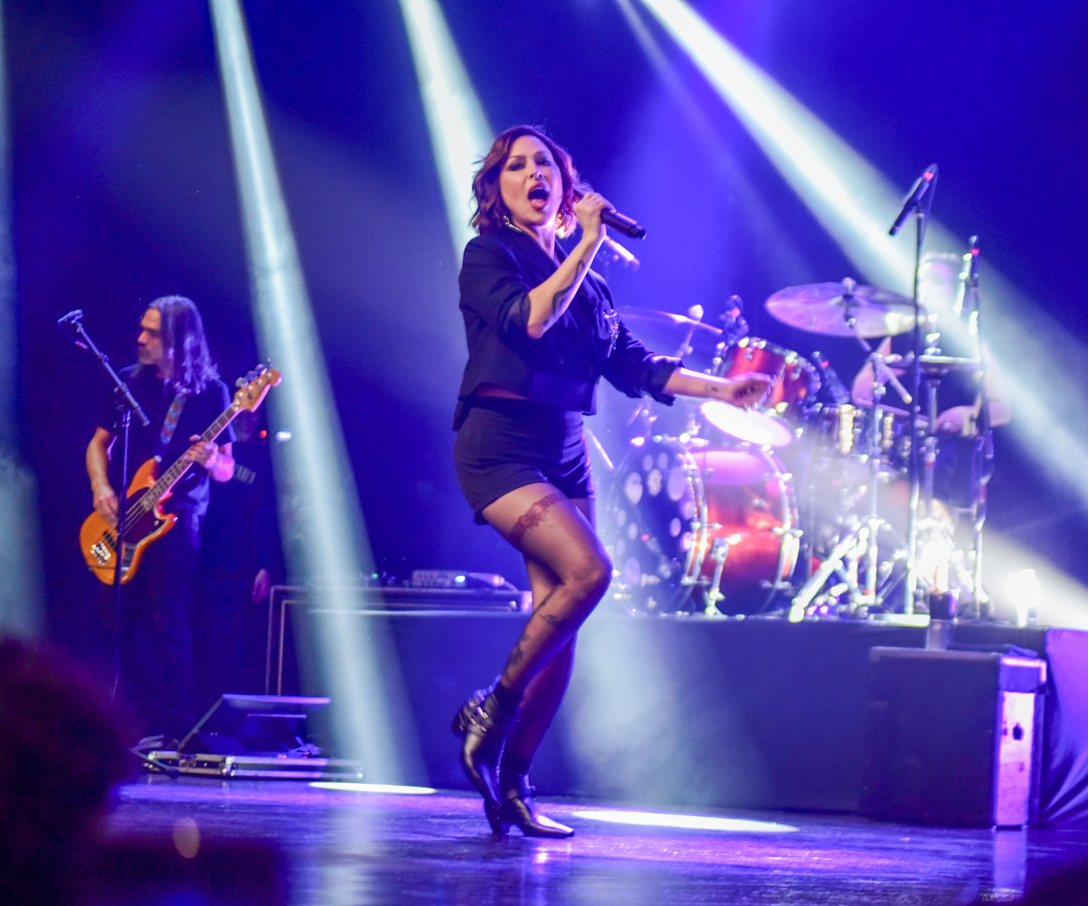 Pitty realiza ensaio aberto e gratuito para o The Town