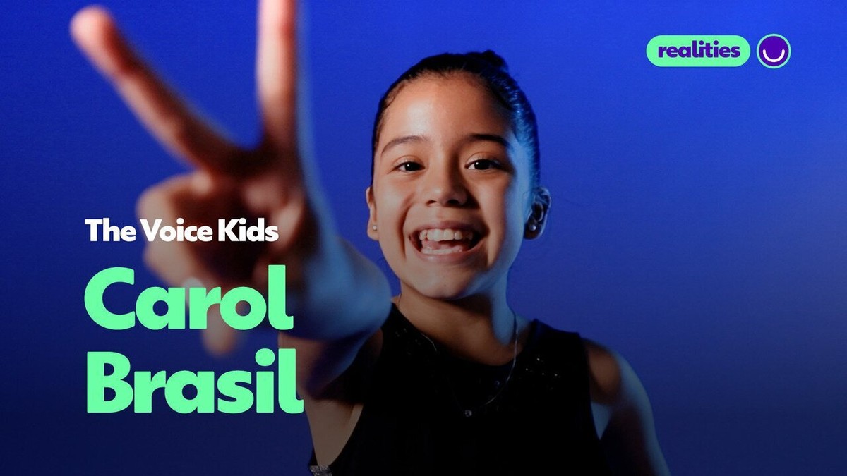 Carol Brasil, do 'The Voice Kids', sabe tocar violão e ukulelê, e diz que estar no palco é pura ...