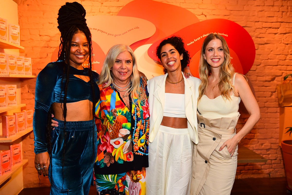 Bela Gil recebe ex-marido e amigas do Saia Justa em lançamento de livro ...