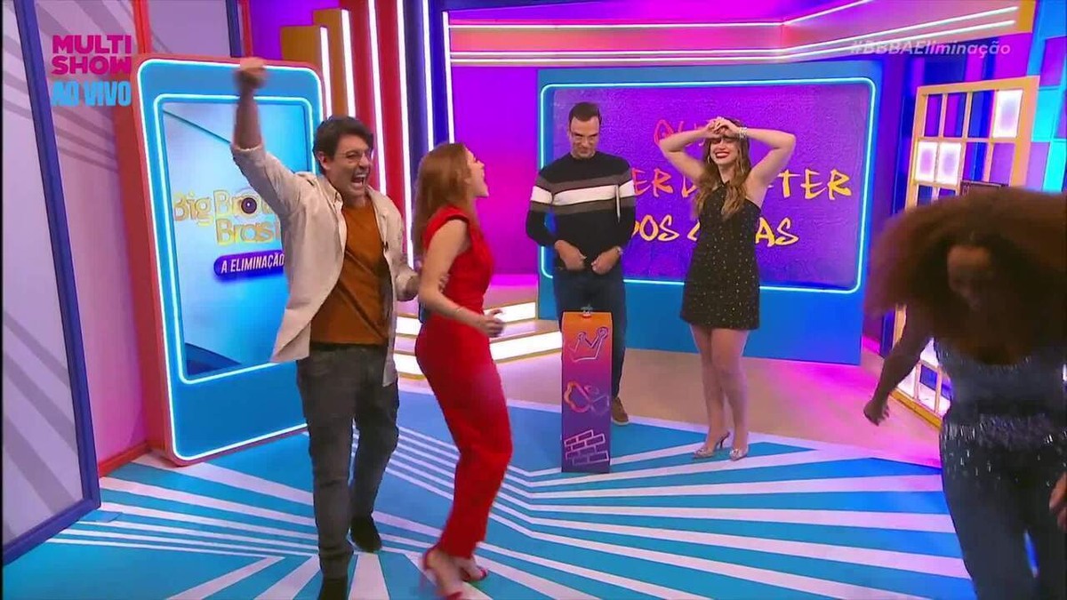 Patrícia Ramos se empolga durante quiz e diverte elenco do BBB 23 ao ...