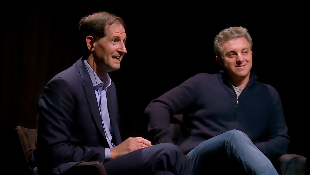 Dan Shapiro, professor de Harvard, é recebido por Luciano Huck para ...