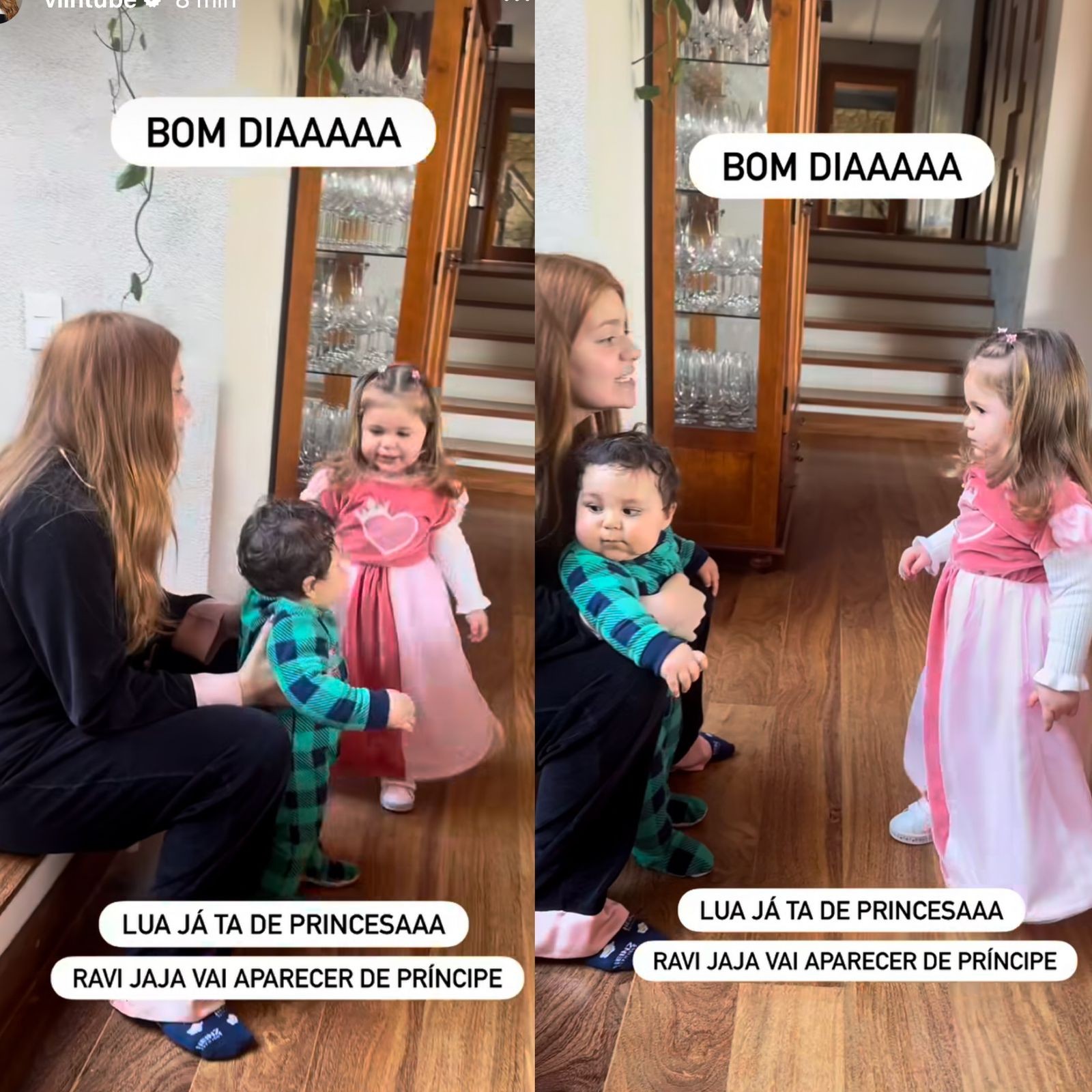 Viih Tube mostra momento fofo de Lua vestida de princesa e se ...