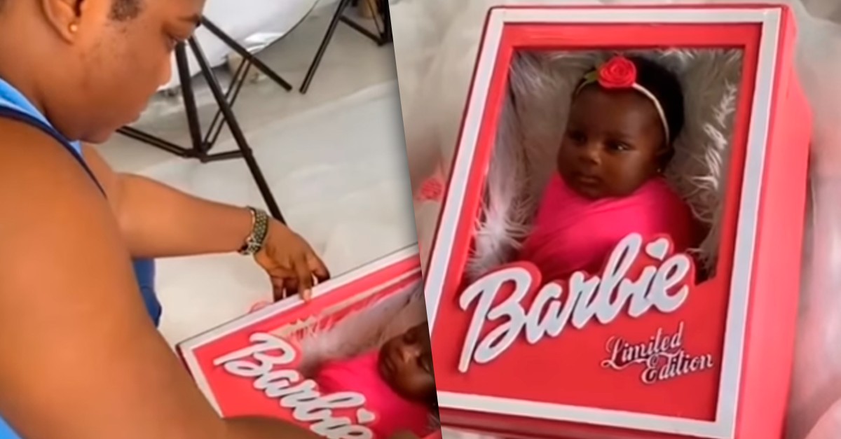 Vídeo com ensaio fotográfico de bebê em caixa da Barbie viraliza ...