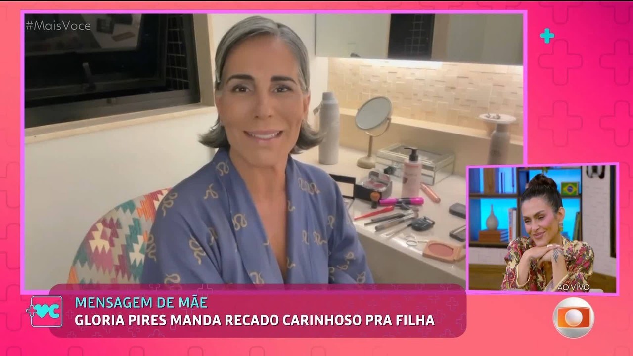 Cleo Pires se emociona com recado de Glória Pires e Fábio Jr. no Mais ...