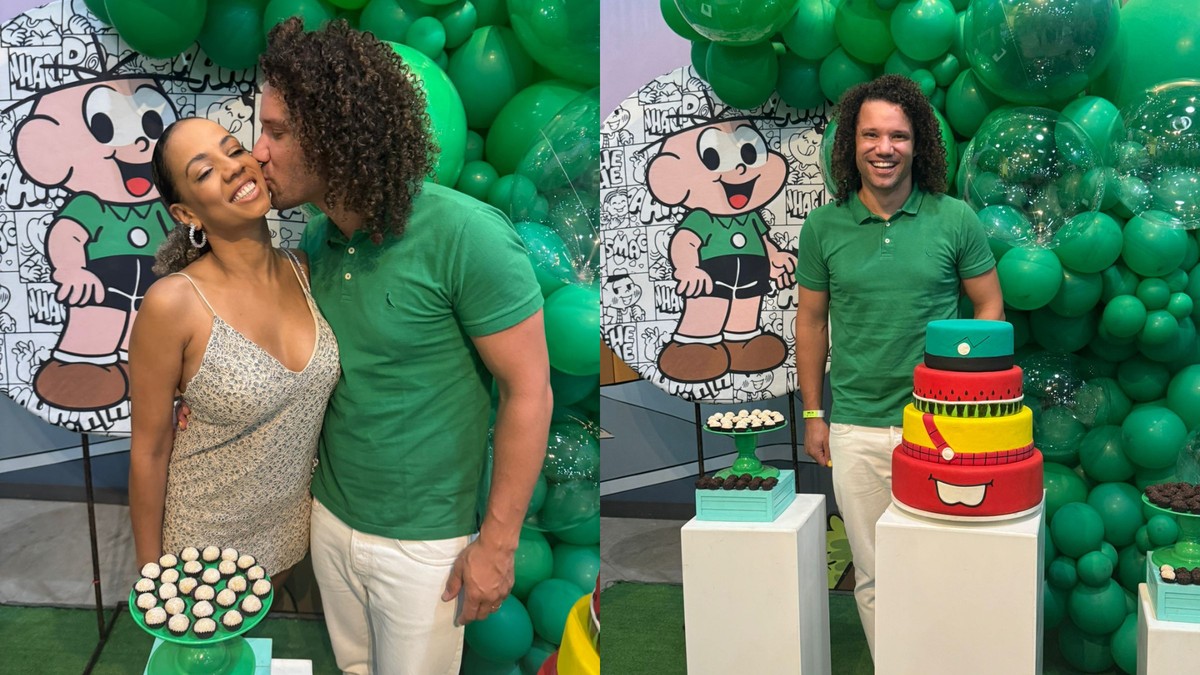 Maycon, do BBB 24, comemora aniversário em festa com tema da Turma da ...