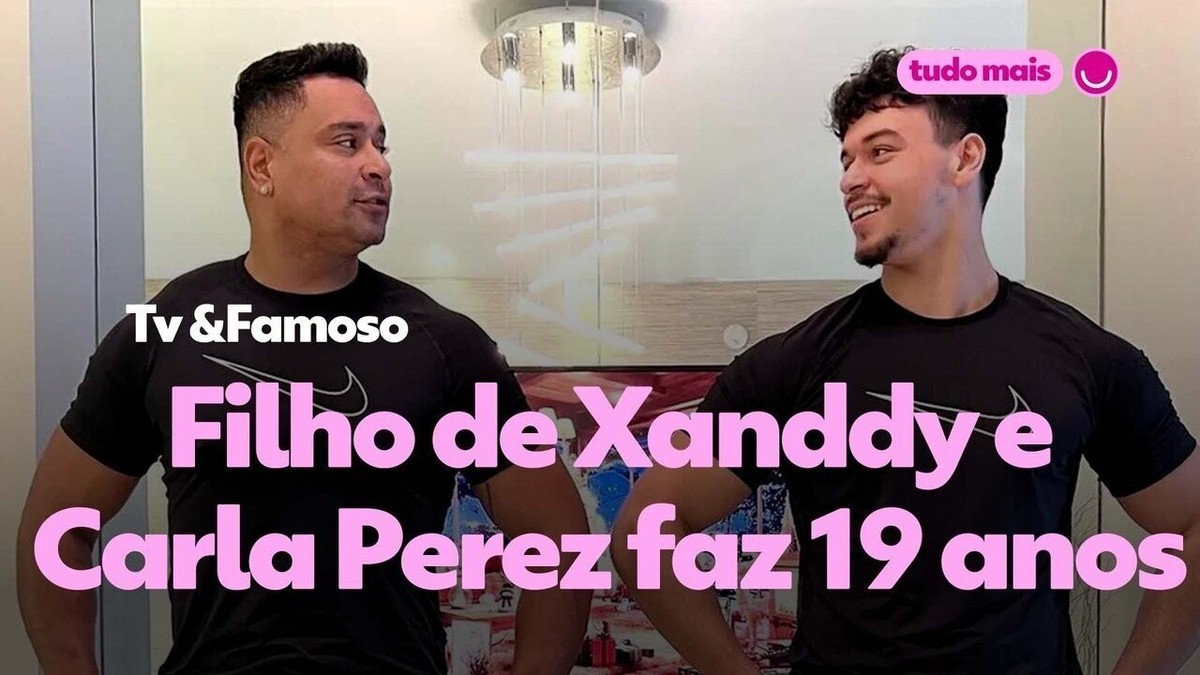 Filho de Xanddy e Carla Perez faz 19 anos e tamanho impressiona ...