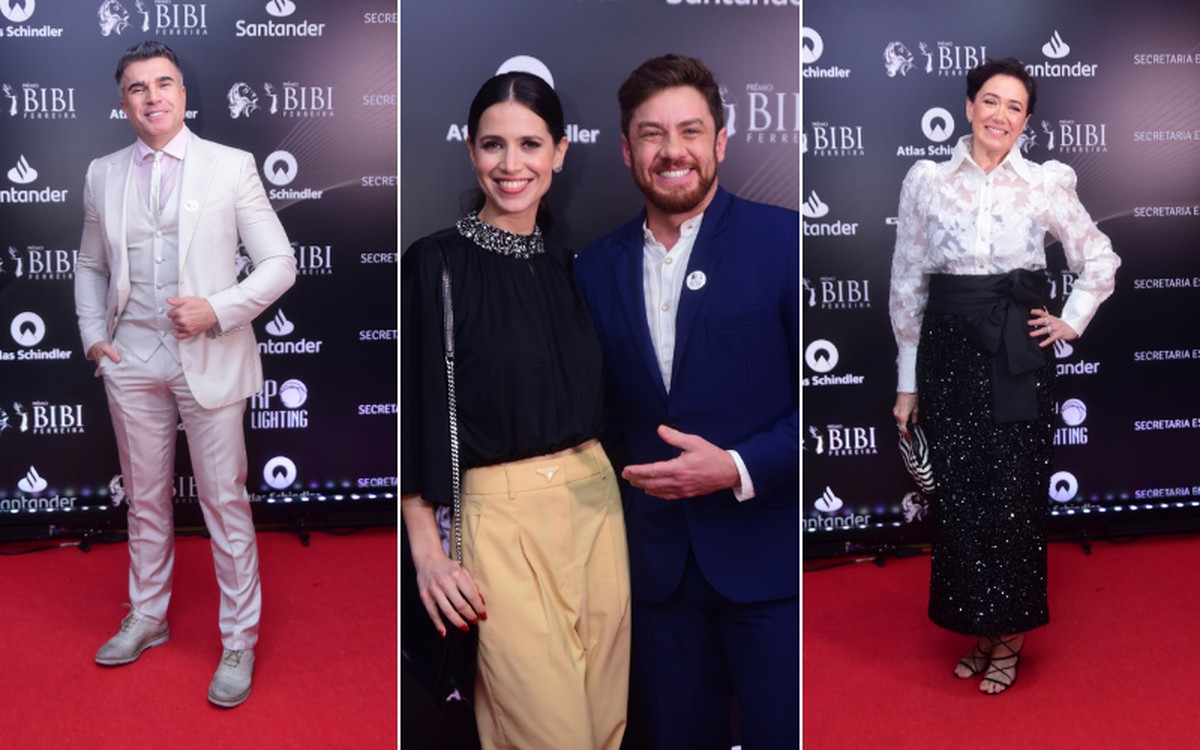 Famosos vão ao Prêmio Bibi Ferreira, em São Paulo | Famosos | gshow