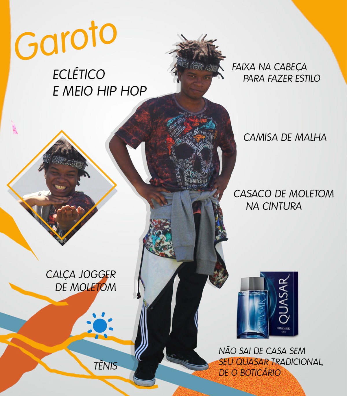 Garoto curte estilo meio hip hop | Acredite na Beleza | gshow