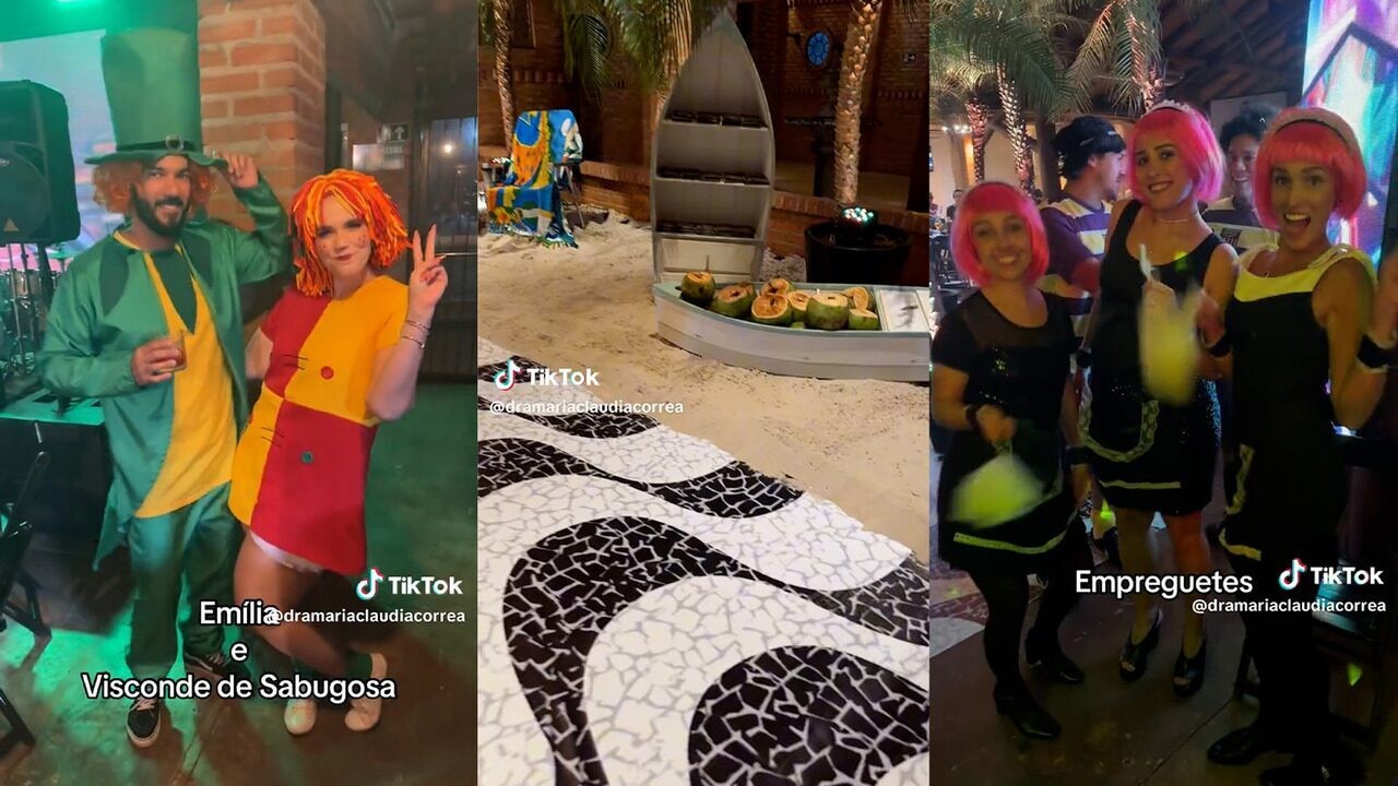 Aniversário com tema TV Globo viraliza e fantasias surpreendem ...