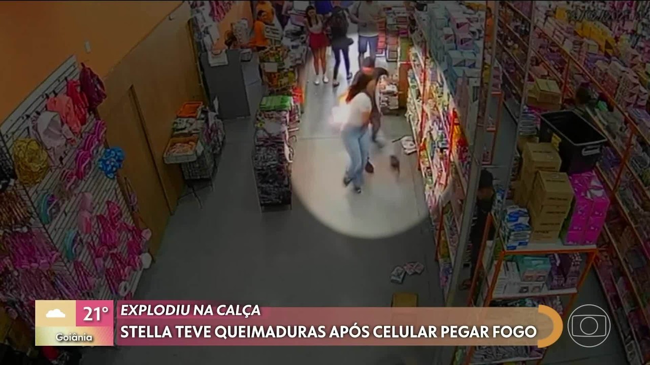 No Encontro, jovem narra desespero em momento em que celular pegou fogo ...