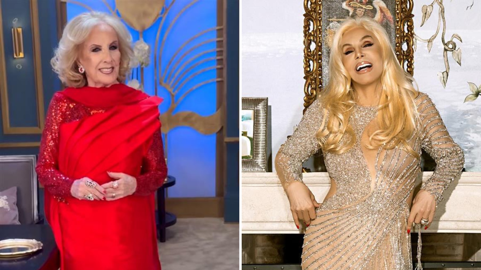 Com 98 e 81 anos, Mirtha Legrand e Susana Giménez driblam etarismo e ...