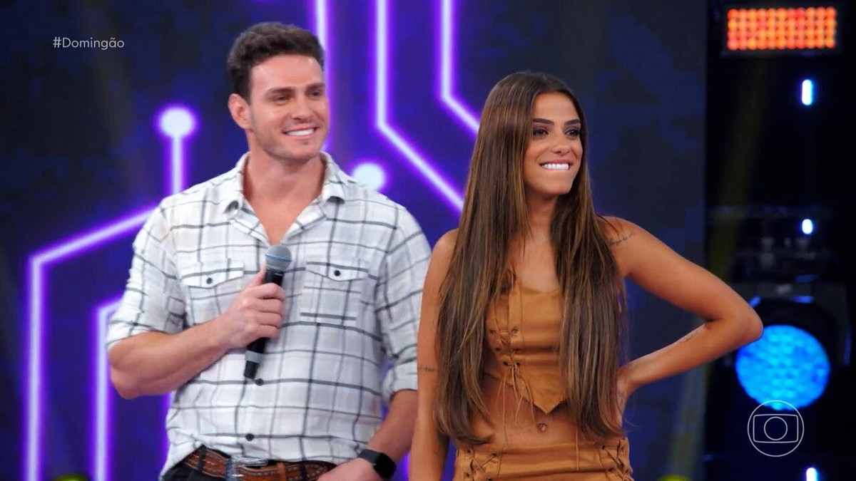 Key Alves e Gustavo encontram ex-ficante da atleta no Domingão e rola ...