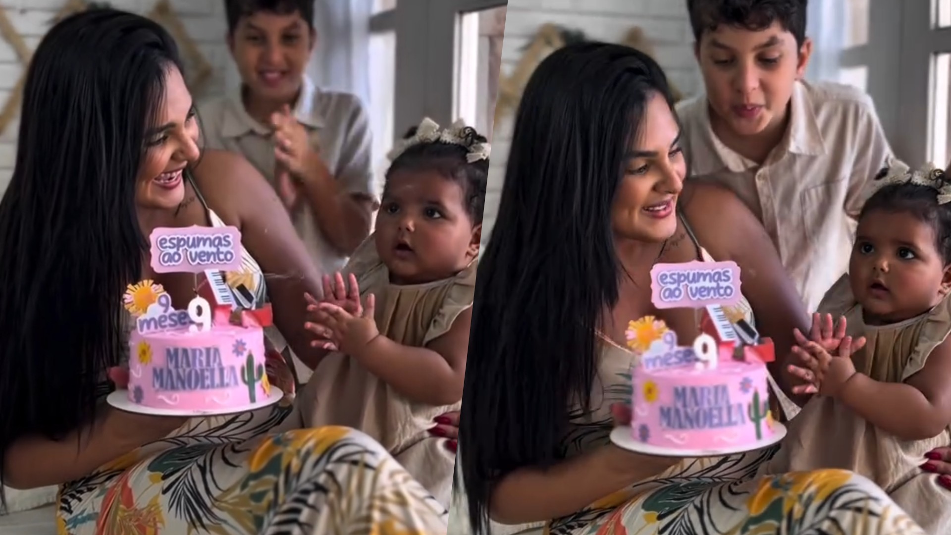 Esposa de Janício celebra mesversário da filha com homenagem ao cantor ...