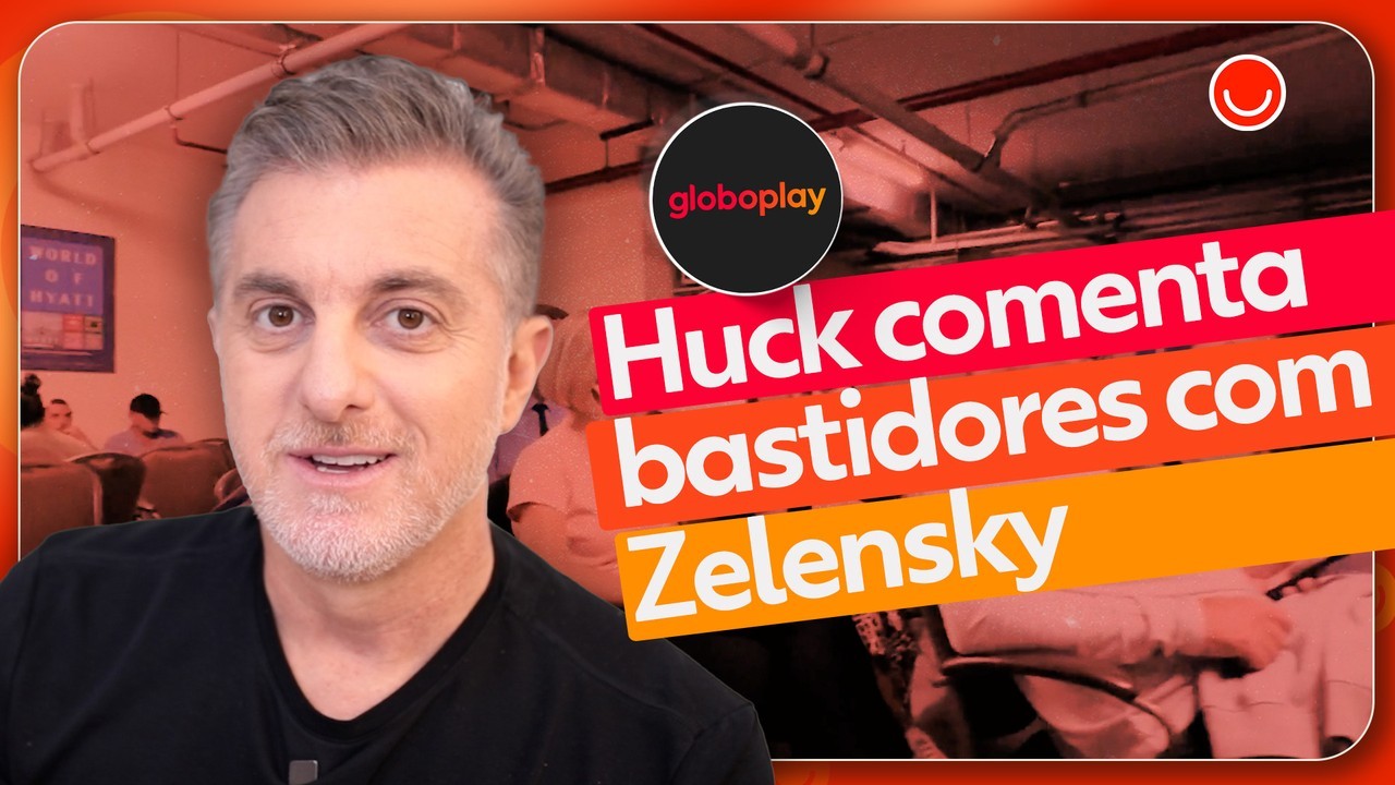 Luciano Huck comenta bastidores de encontro com presidente da Ucrânia ...
