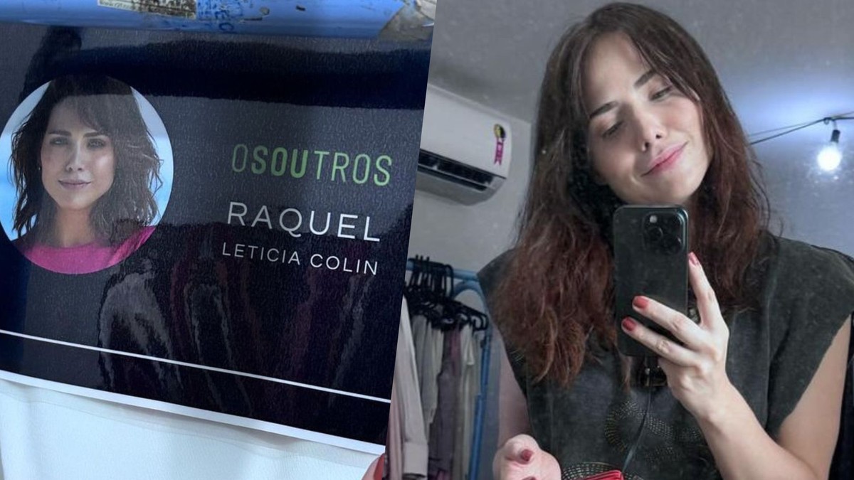 Letícia Colin mostra itens de caracterização para sua personagem na 2ª ...