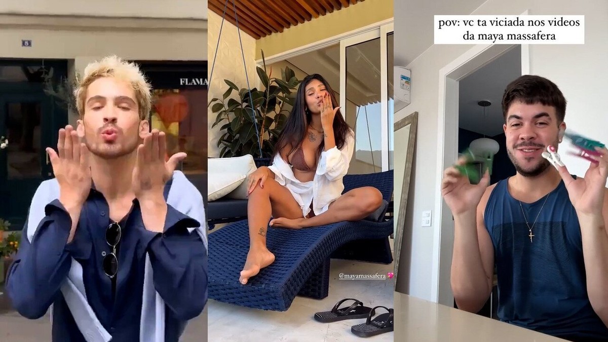 Beijo e coração com as mãos: Maya Massafera vira meme entre famosos ...